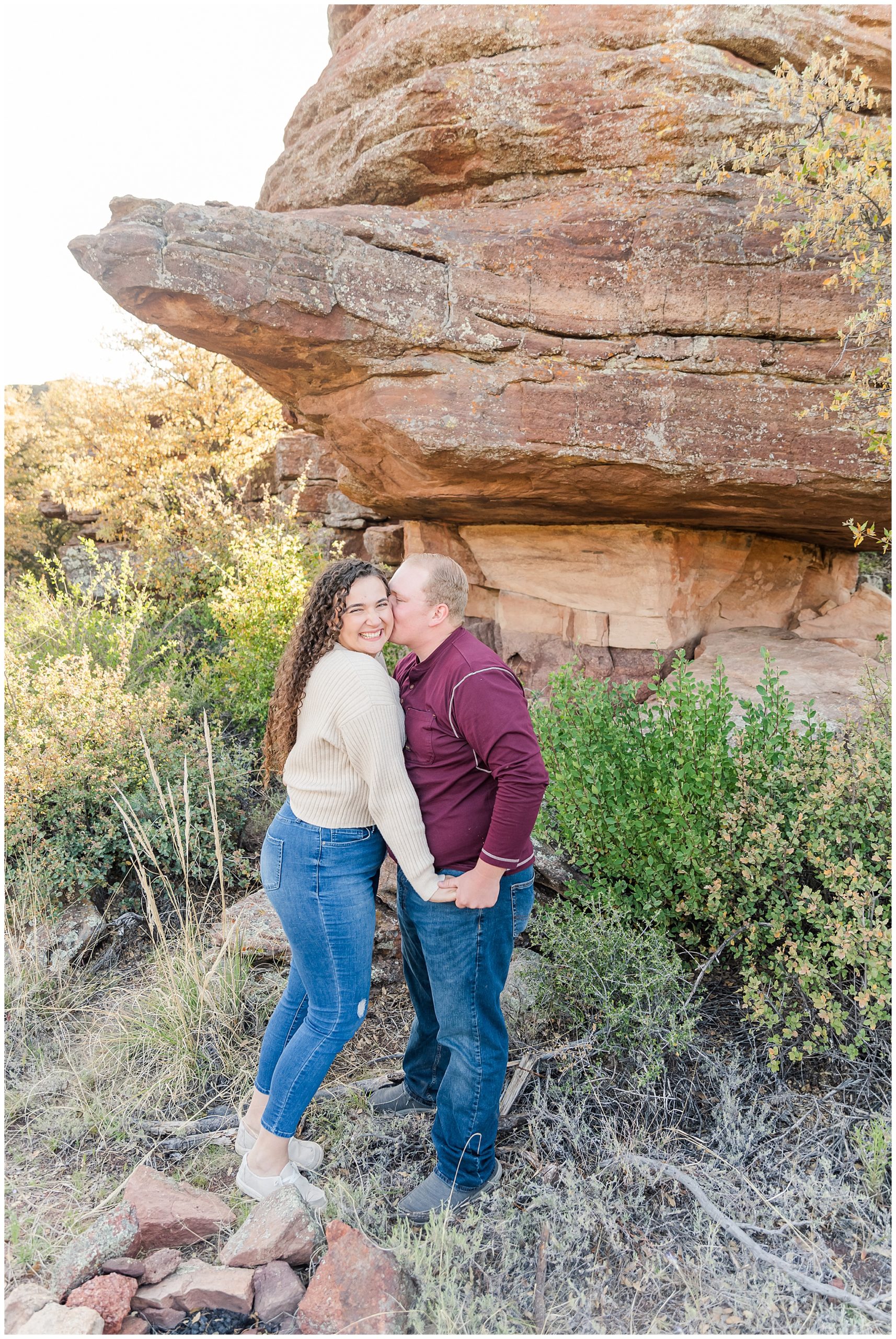 Connor & Abby's Payson Engagement Photos - marquettelaree.com