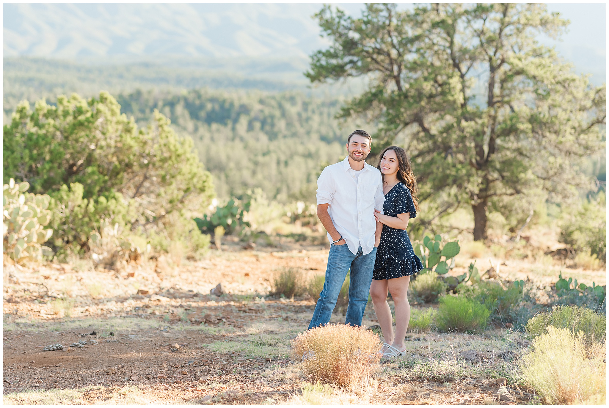 Chris and Kathlene's Payson AZ Engagement Photos